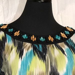 Ruby Rd. | Tops | Xl Ruby Rd Blue Black Lime Green Top Nwot | Poshmark